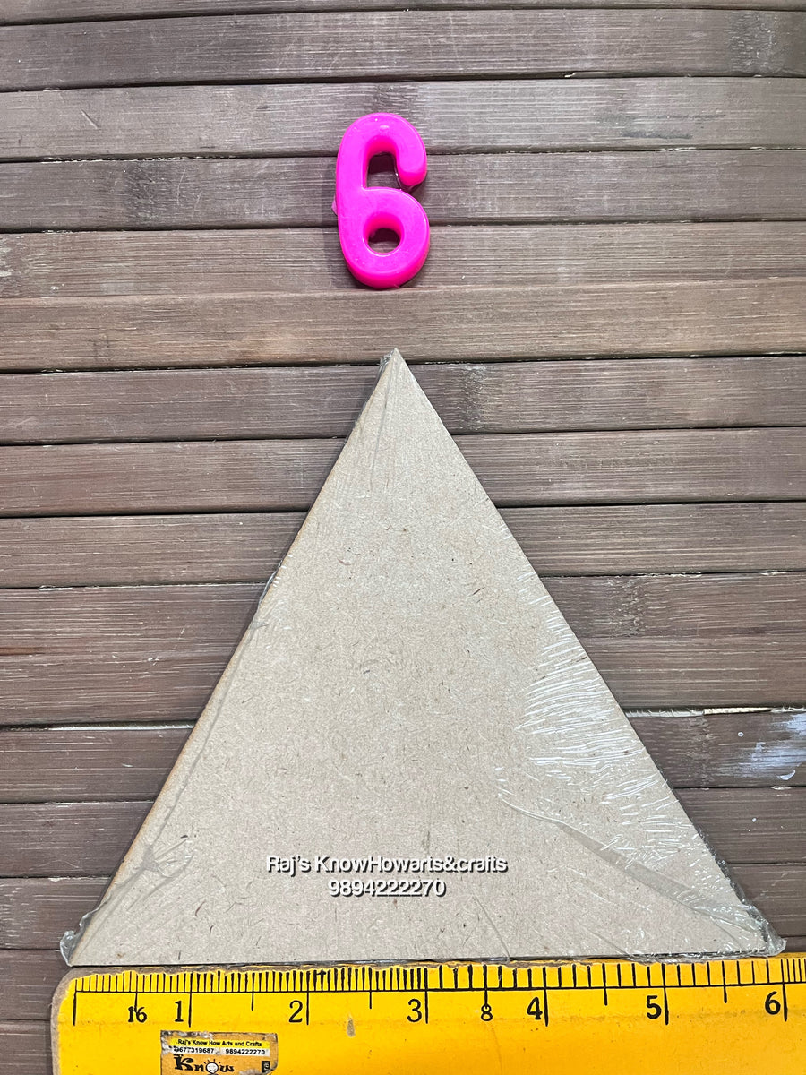 MDF Triangle 6 inch – KnowHowArtCraft
