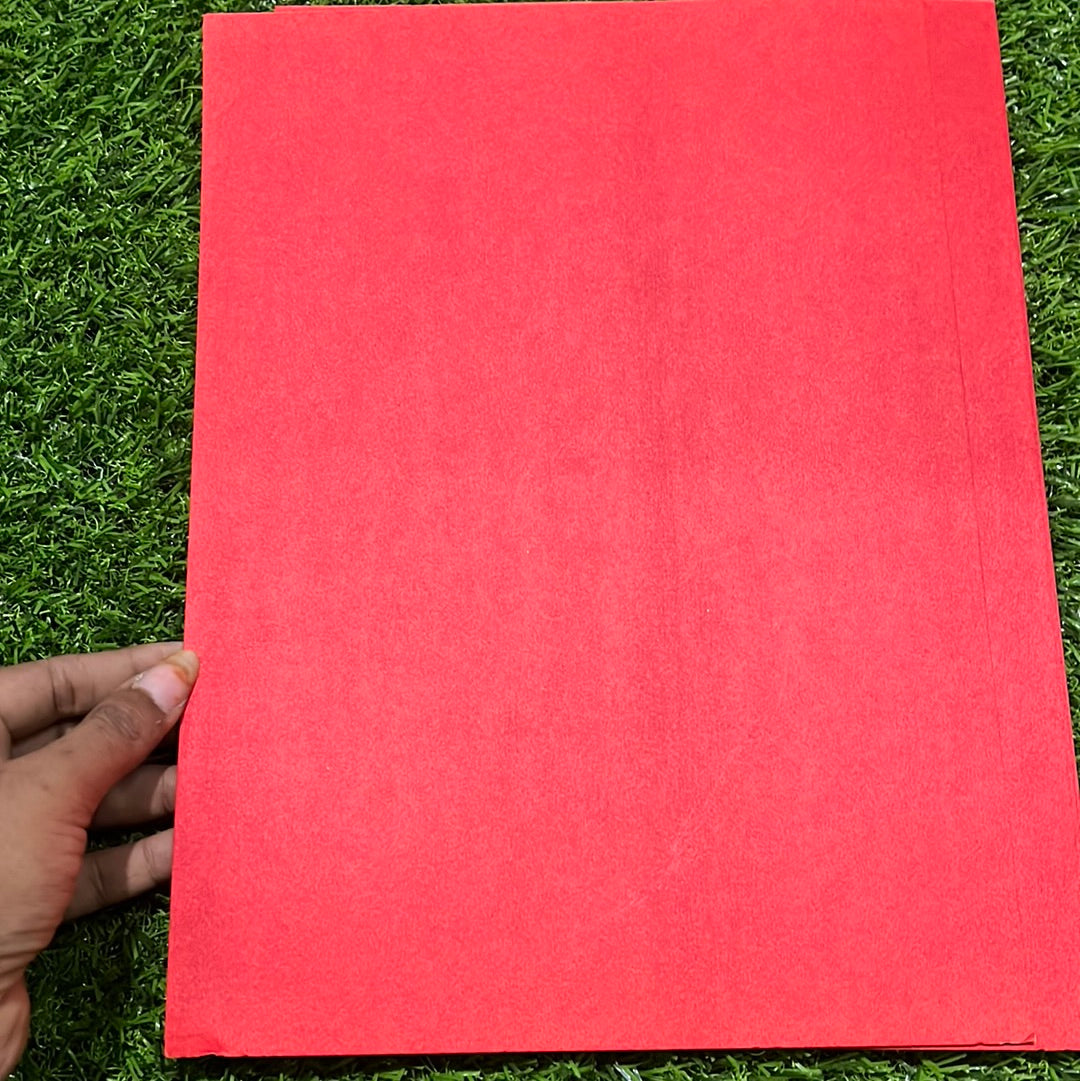Red Decorations Color Design paper A4 sheet paper – KnowHowArtCraft