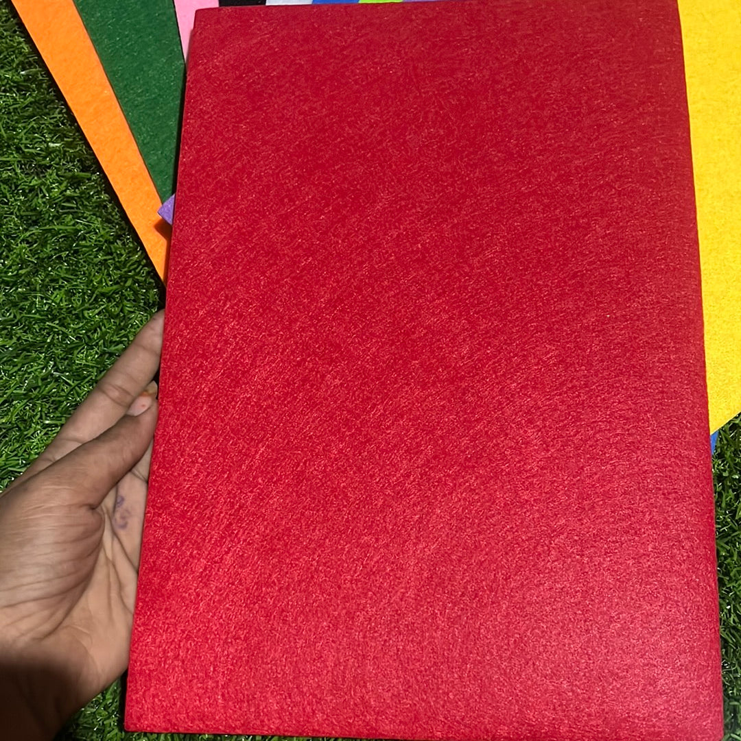 Felt paper- A4 10 sheet paper 1 pack – KnowHowArtCraft