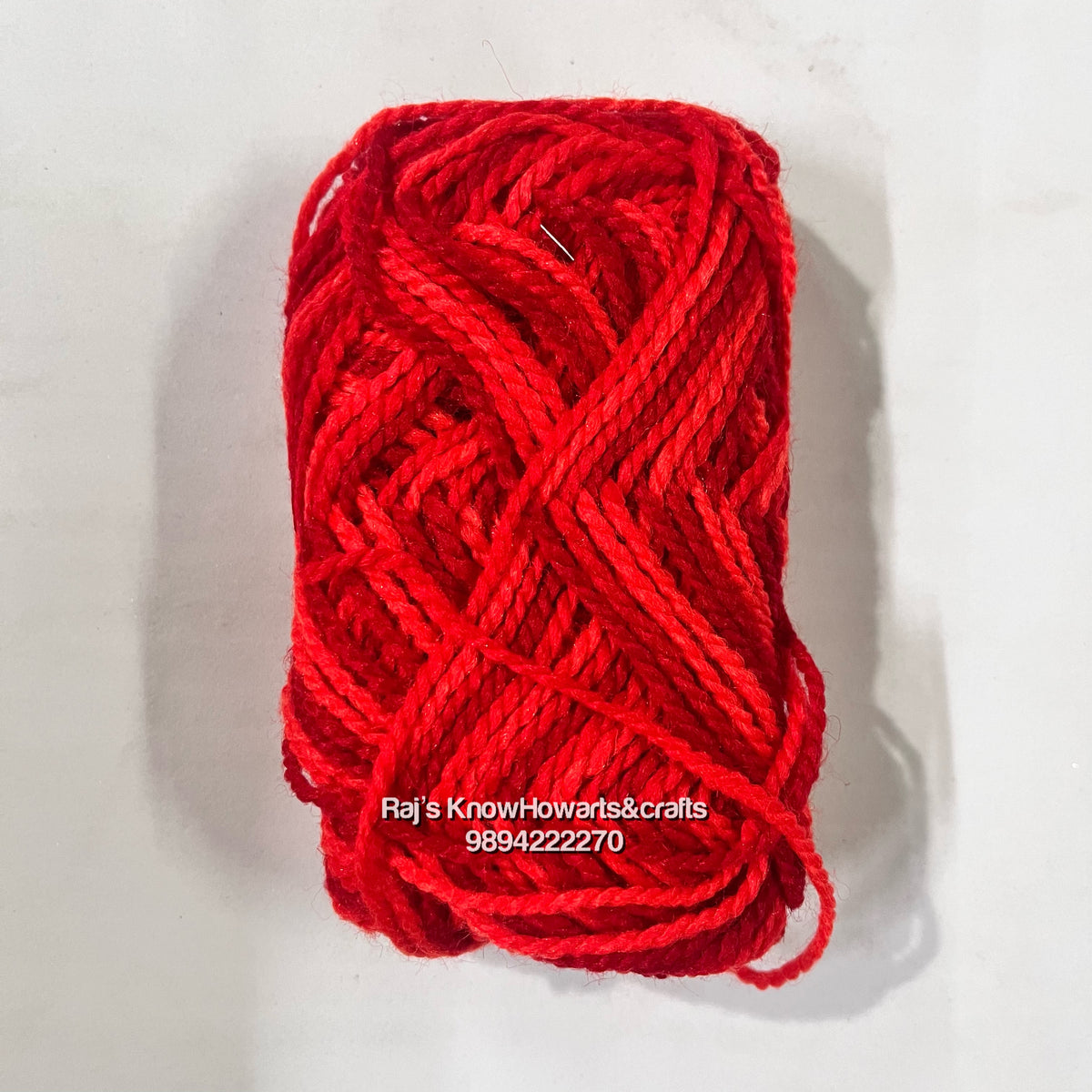 Multicoloured Assorted any 6 Woolen thread colours – KnowHowArtCraft