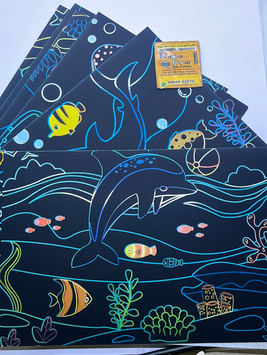 Scratching book 8pcs – KnowHowArtCraft