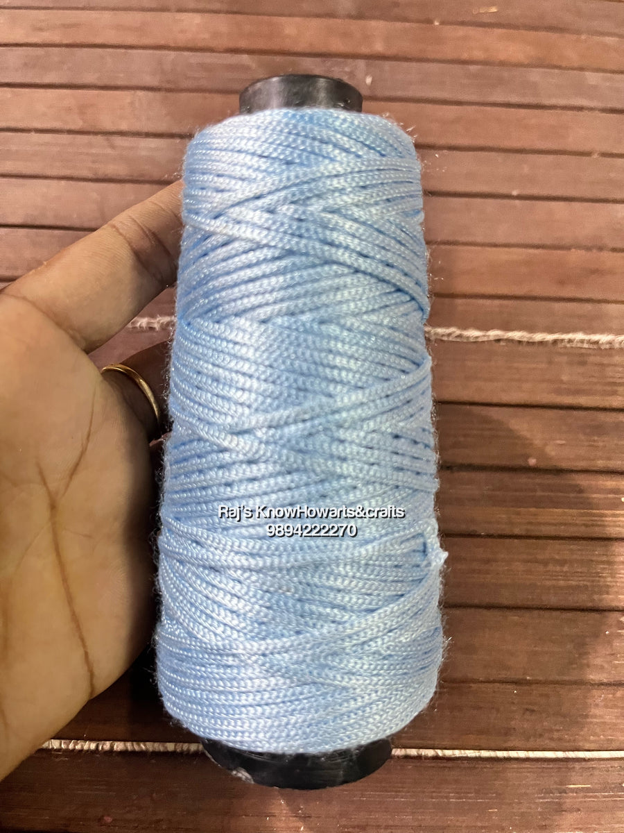 4mm Blue crochet thread – KnowHowArtCraft