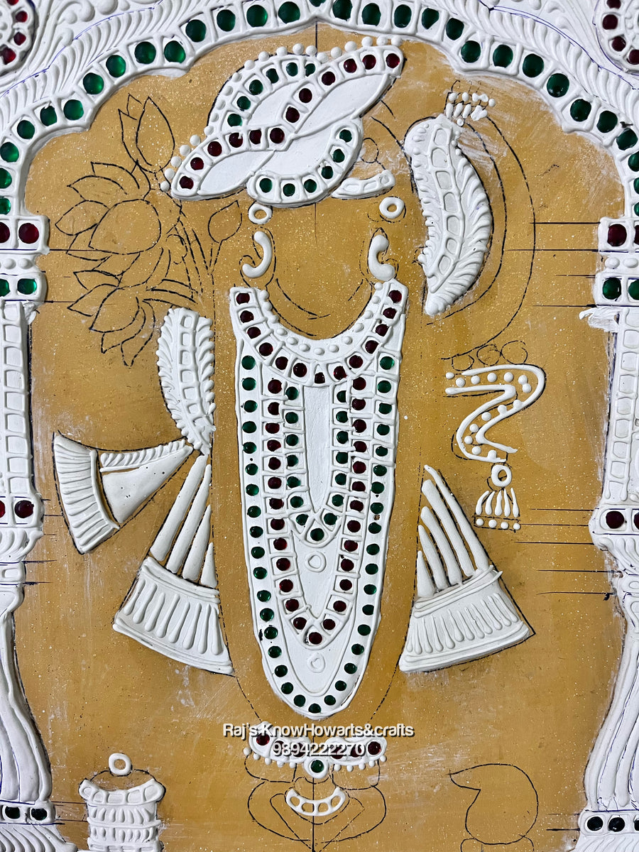 Srinath ji Semi finished muck board 10 x 12 -1 board – KnowHowArtCraft