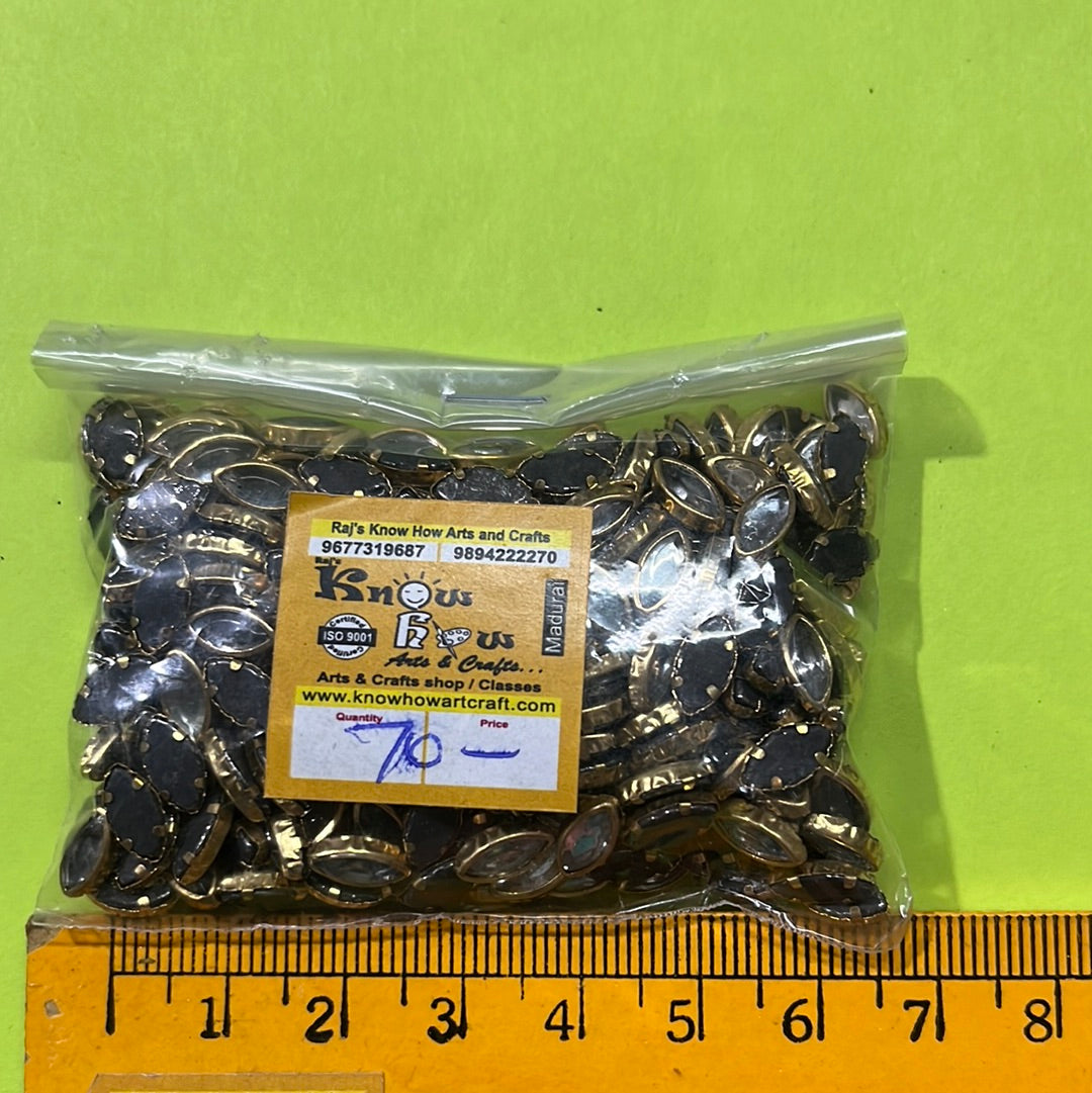 Thilagam medium shape in 6mm 50 g frame stone – KnowHowArtCraft