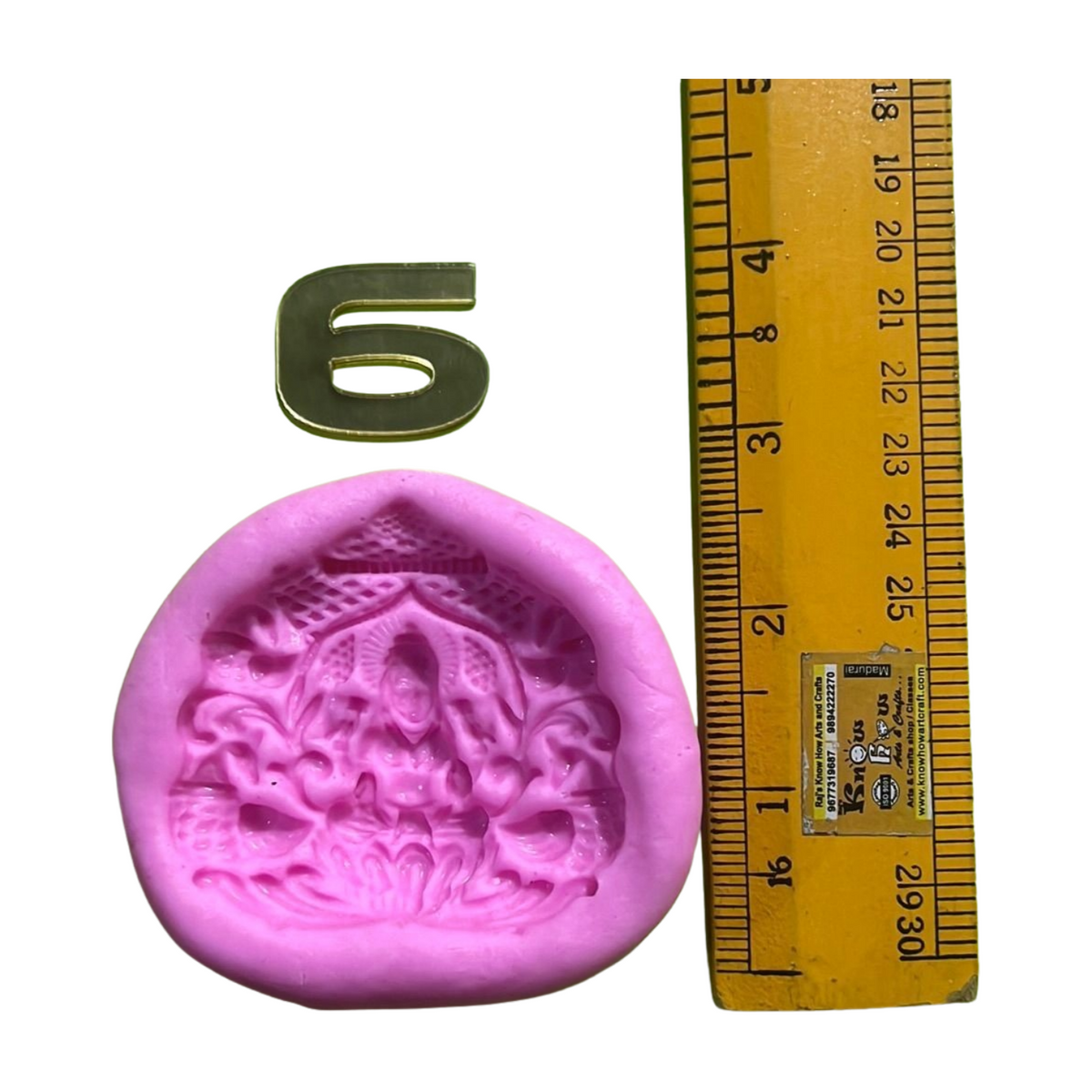SILICON STUD PAD used for making terracotta ear studs and terracotta ...