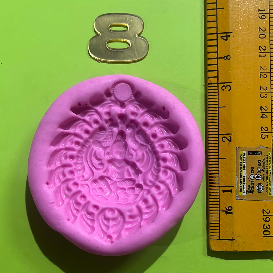 SILICON STUD PAD used for making terracotta ear studs and terracotta ...
