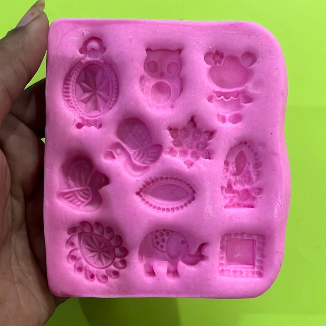 SILICON STUD PAD used for making terracotta ear studs and terracotta ...