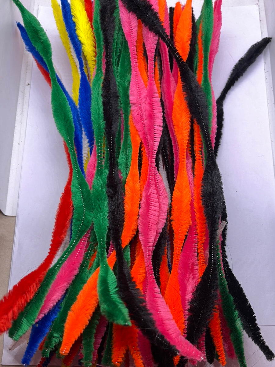 Rainbow flower string zigzag – KnowHowArtCraft