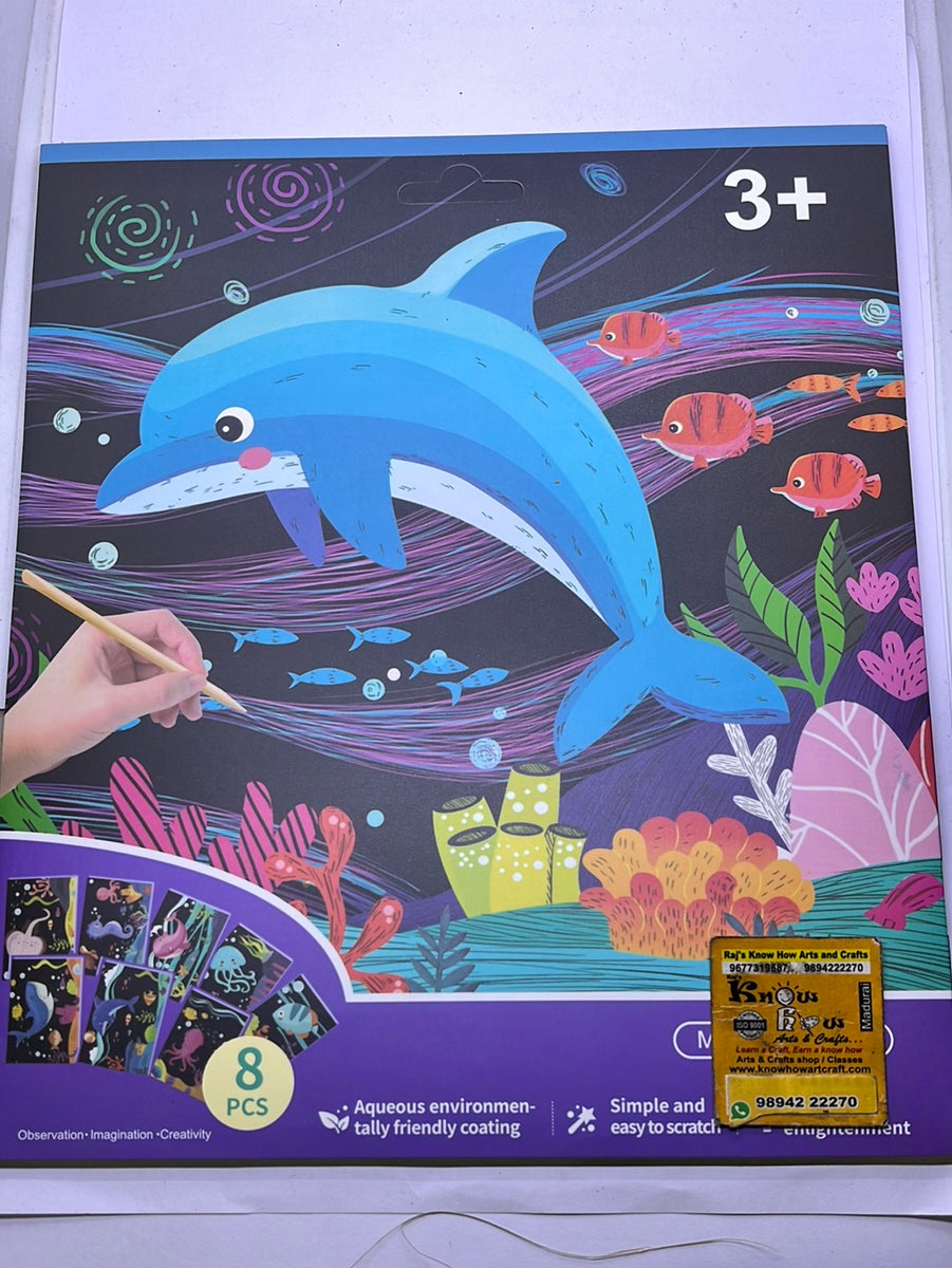 Scratching book 8pcs – KnowHowArtCraft