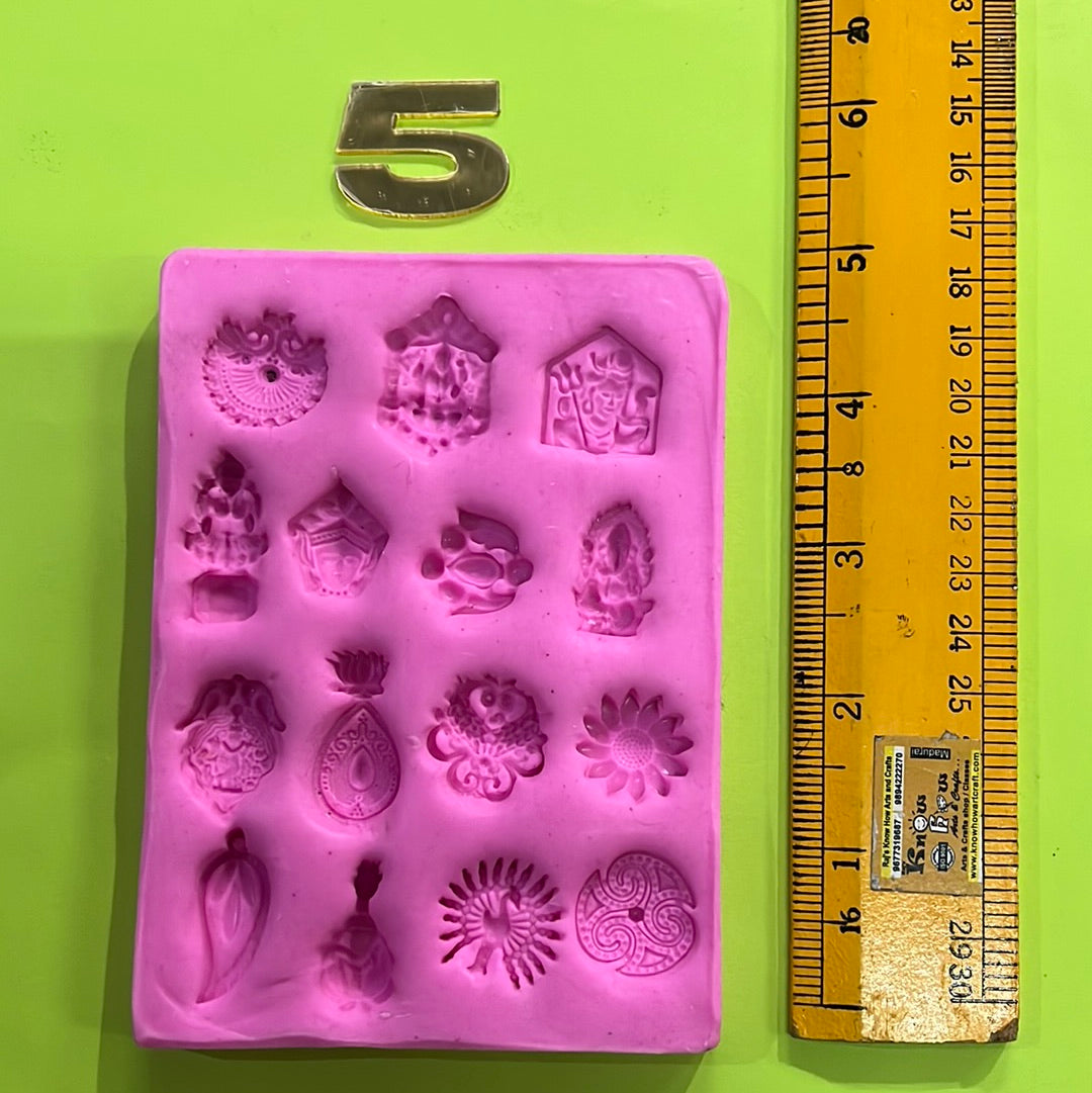 SILICON STUD PAD used for making terracotta ear studs and terracotta ...