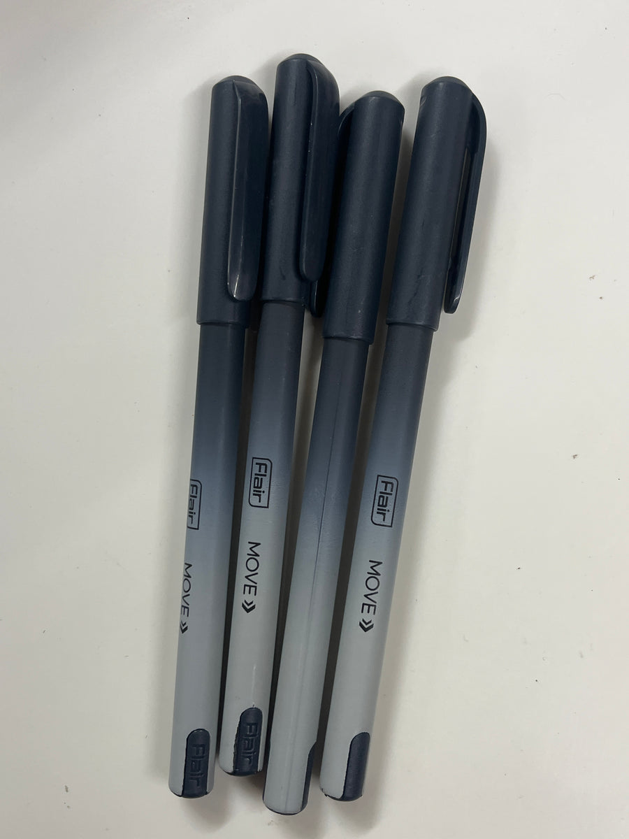 Flair Move Ball Pen black - 5 pc – KnowHowArtCraft