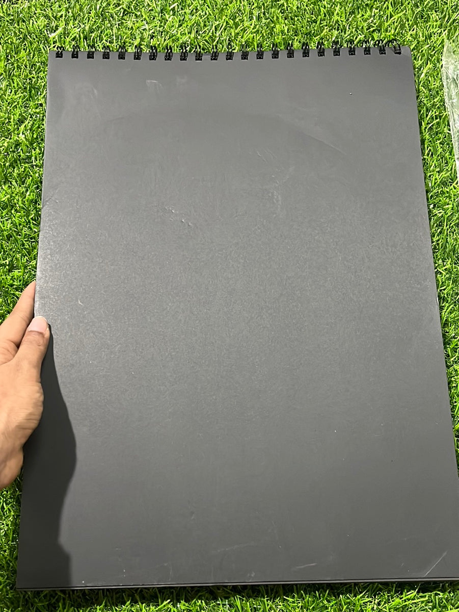 Black book A3 80 sheets – KnowHowArtCraft
