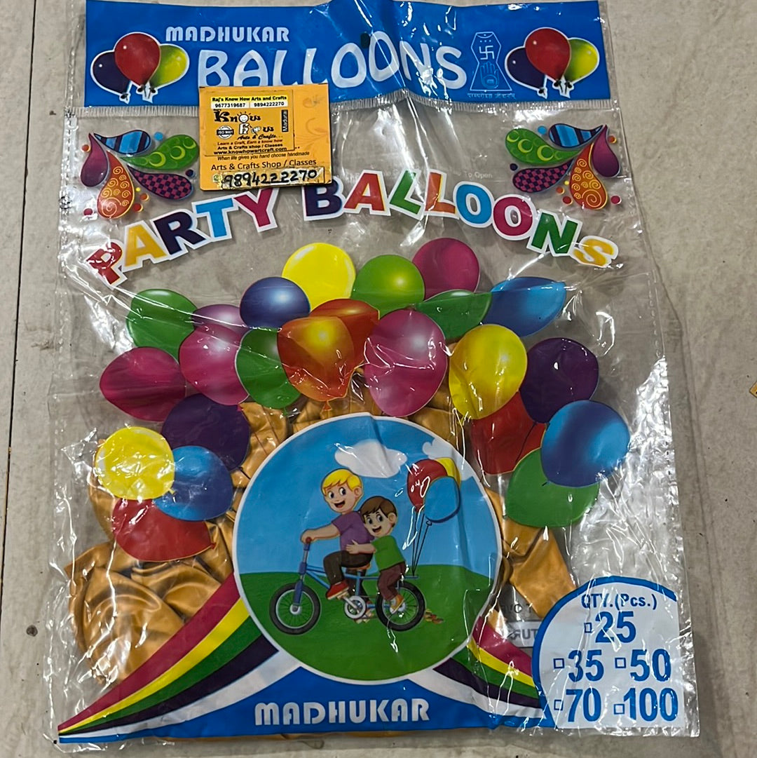 Party balloons 1 packet – KnowHowArtCraft