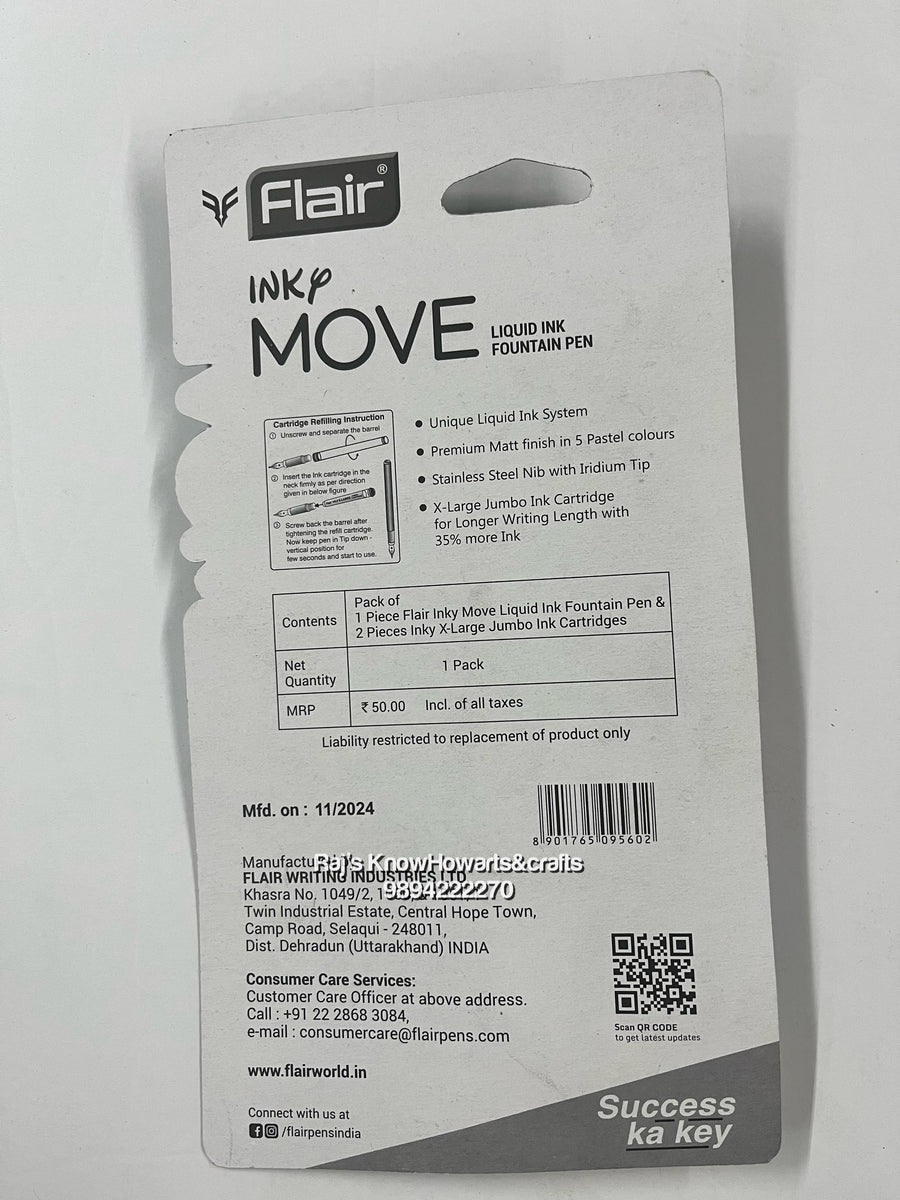FLAIR INKY FOUNTATION MOVE – KnowHowArtCraft
