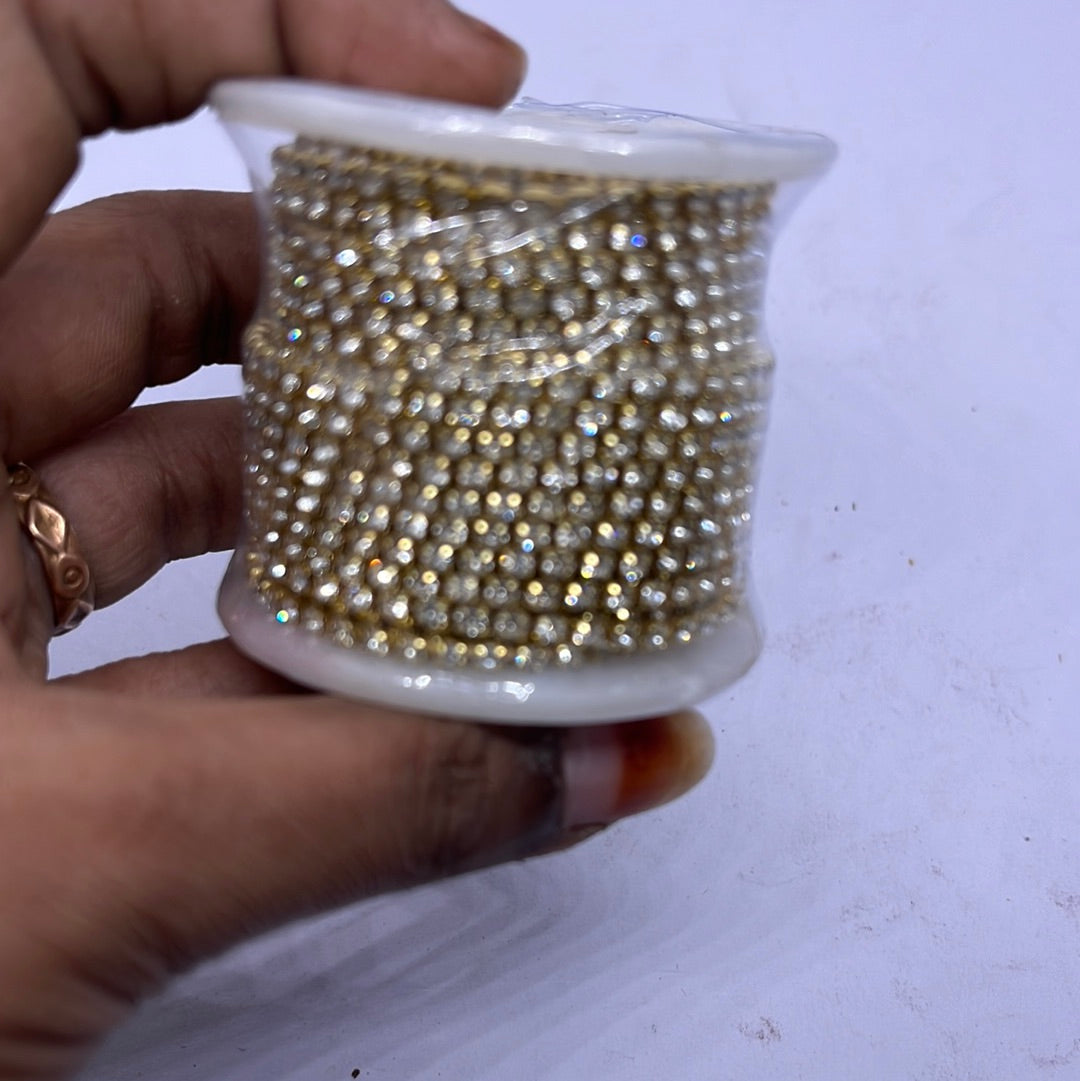 White Stone chain-14pp small Size – KnowHowArtCraft