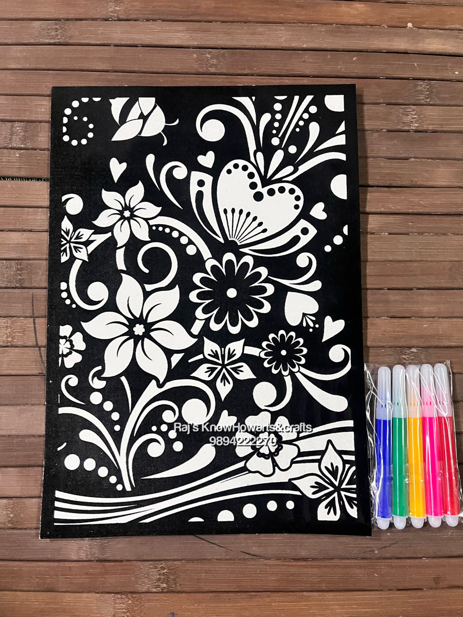Assorted velvet art any design - 1 pack – KnowHowArtCraft