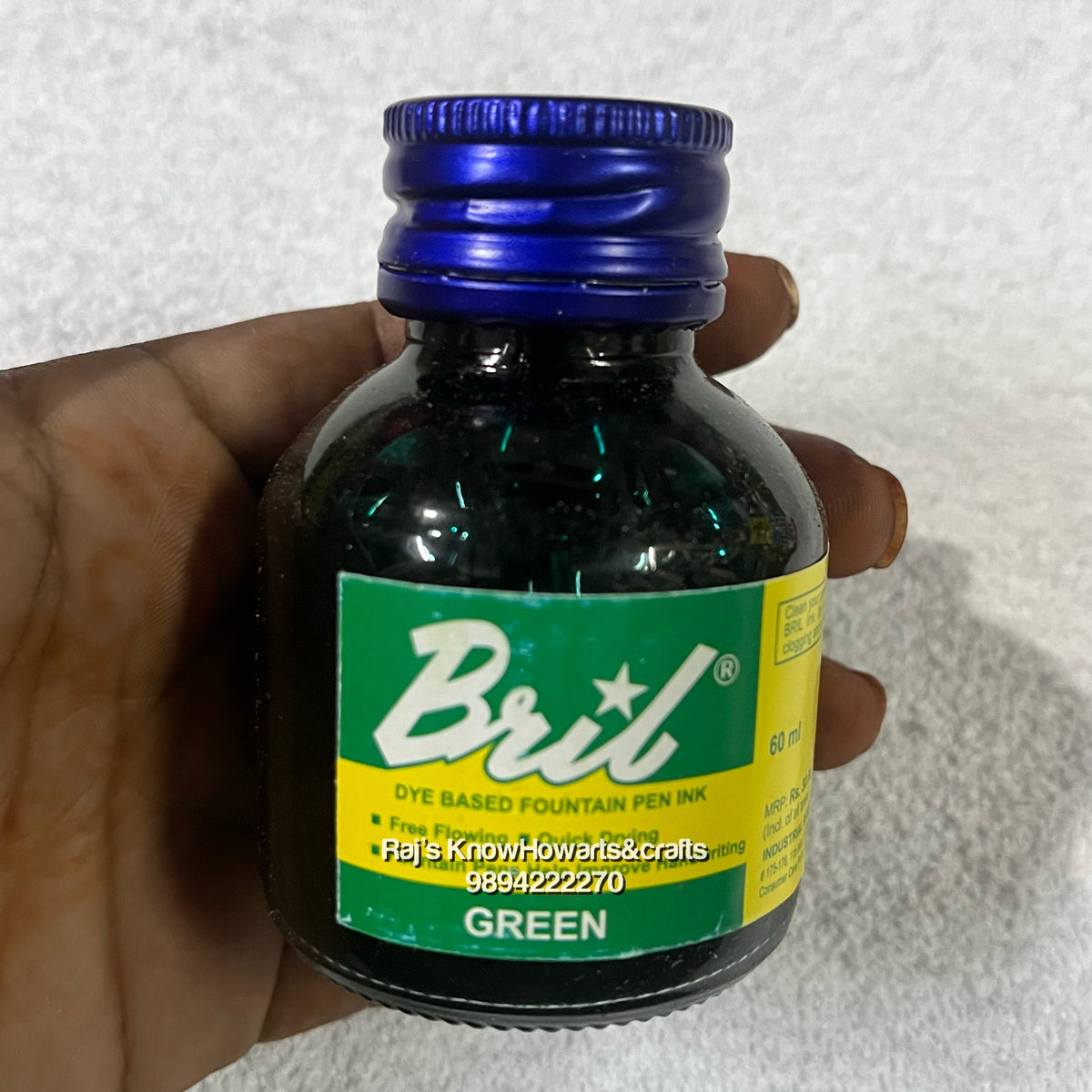 Bril ink Green 60ml – KnowHowArtCraft