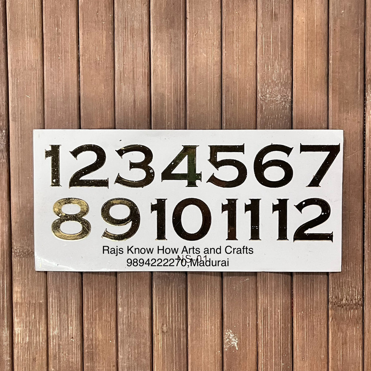 Resin Number Stickers – KnowHowArtCraft