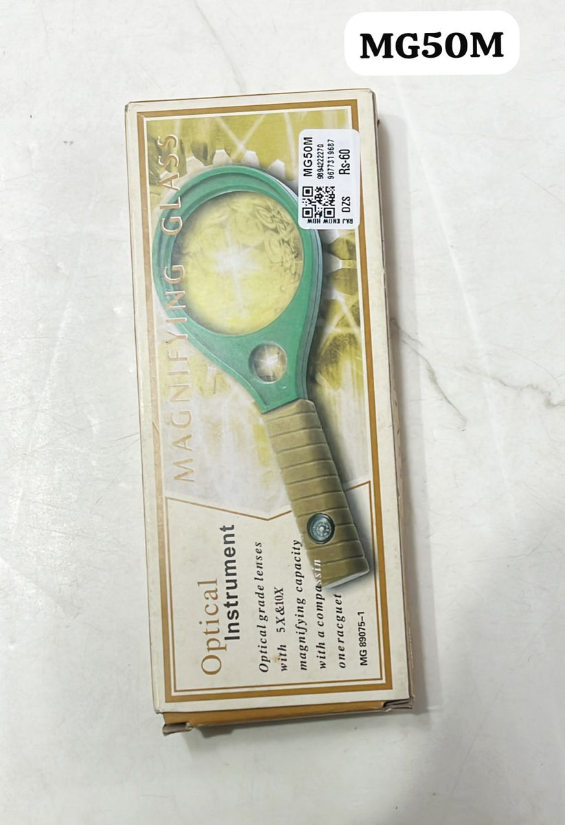 Magnifying glass hand lens different sizes-1pack – KnowHowArtCraft