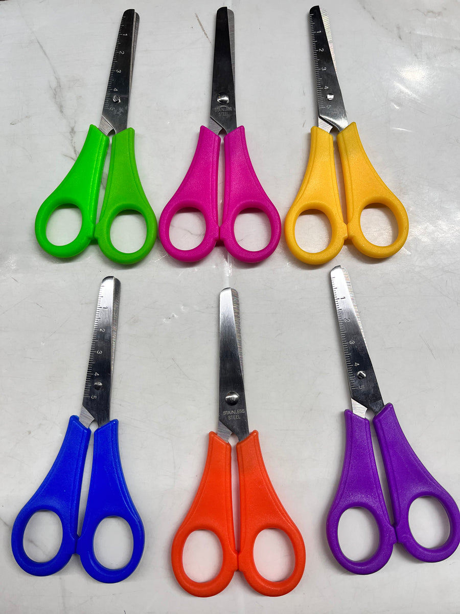 Blunt end kids ruler scissors-1piece – KnowHowArtCraft
