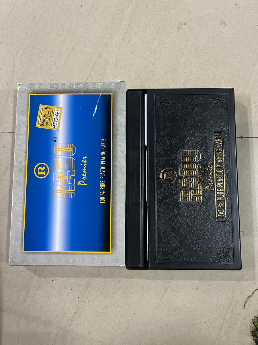 RADO pure plastic playing cards-3 deck in a box – KnowHowArtCraft