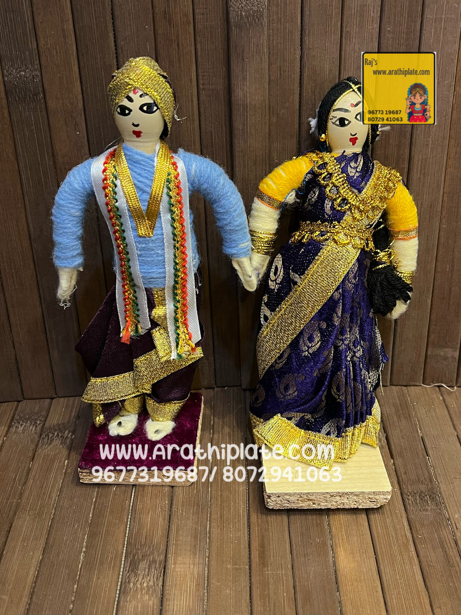 Couple 8” thread doll – KnowHowArtCraft