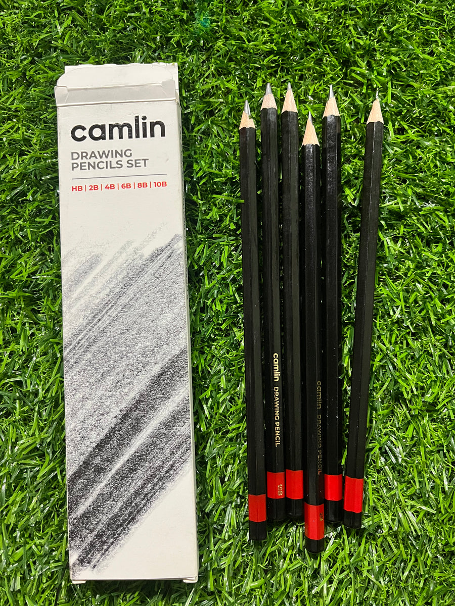 Camlin Drawing pencil set hb 2b 4b 6b 8b 10b – KnowHowArtCraft