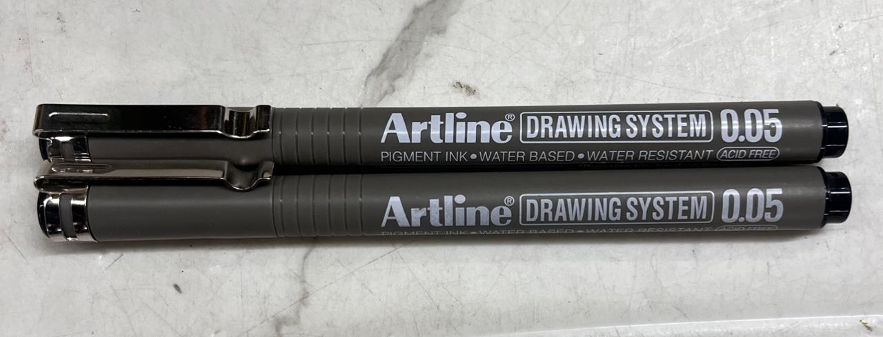 0.05 Artline Drawing System Black - 8001 – KnowHowArtCraft