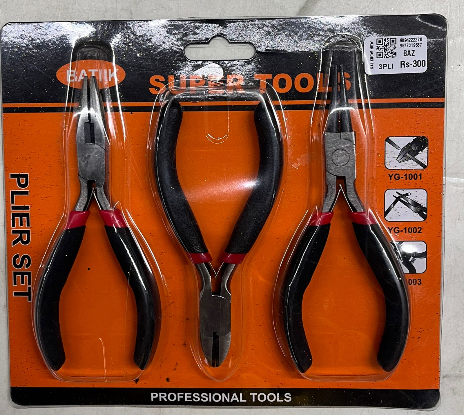 Cutter Pliers Set Of 3 Red Super Tool - 3 PLI – KnowHowArtCraft