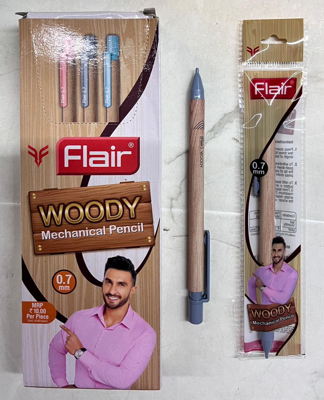 Flair Woody Mechanical Pencil 0.7 mm 1 box - 6884 – KnowHowArtCraft