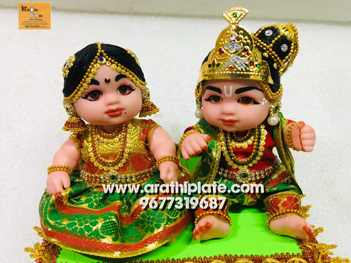 Bubbly doll KRISHNA RADHA 3-5 inch – KnowHowArtCraft
