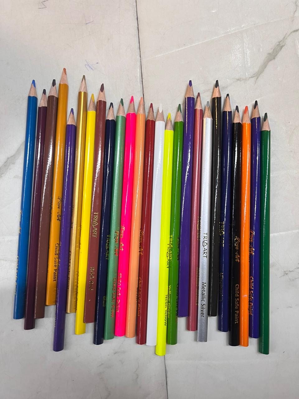 Love art 24 Tri art colour pencil – KnowHowArtCraft