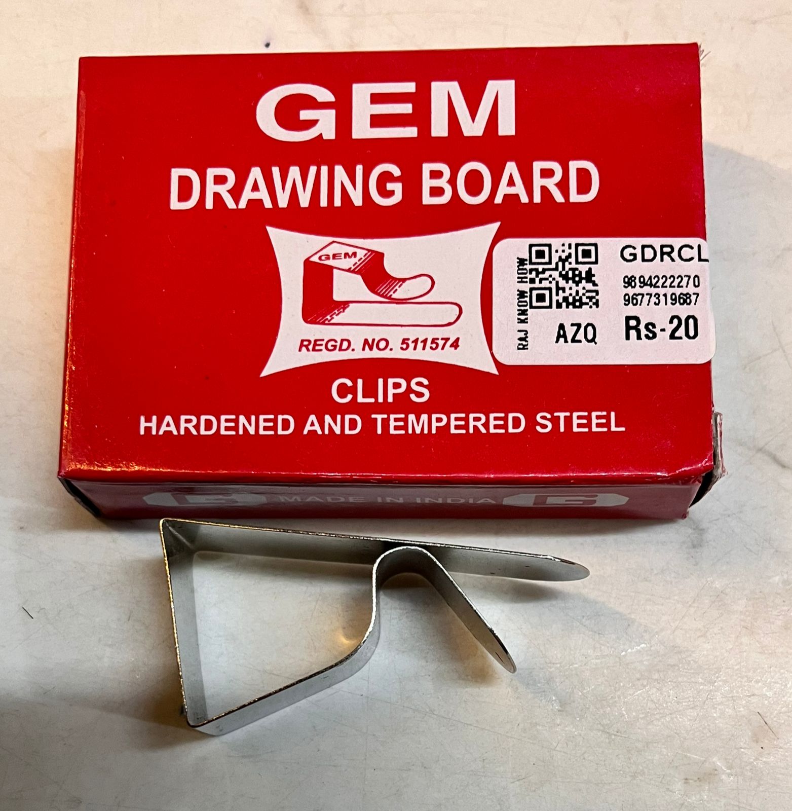 Gem Drawing Board Clips 3 piece - GDRCL – KnowHowArtCraft