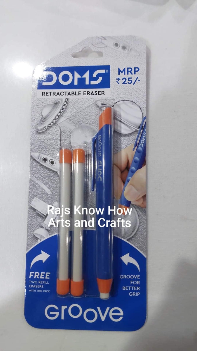 Doms retractable eraser -2piece set – KnowHowArtCraft