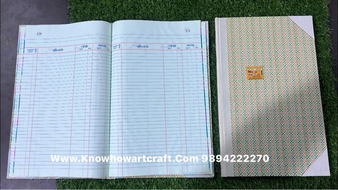 Long size account note book – KnowHowArtCraft