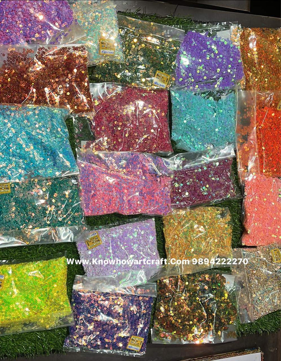 Chamki Sequence 10 color kit – KnowHowArtCraft