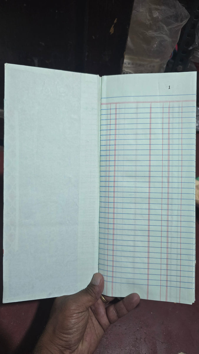 Linear long accounts notebook an2 – KnowHowArtCraft