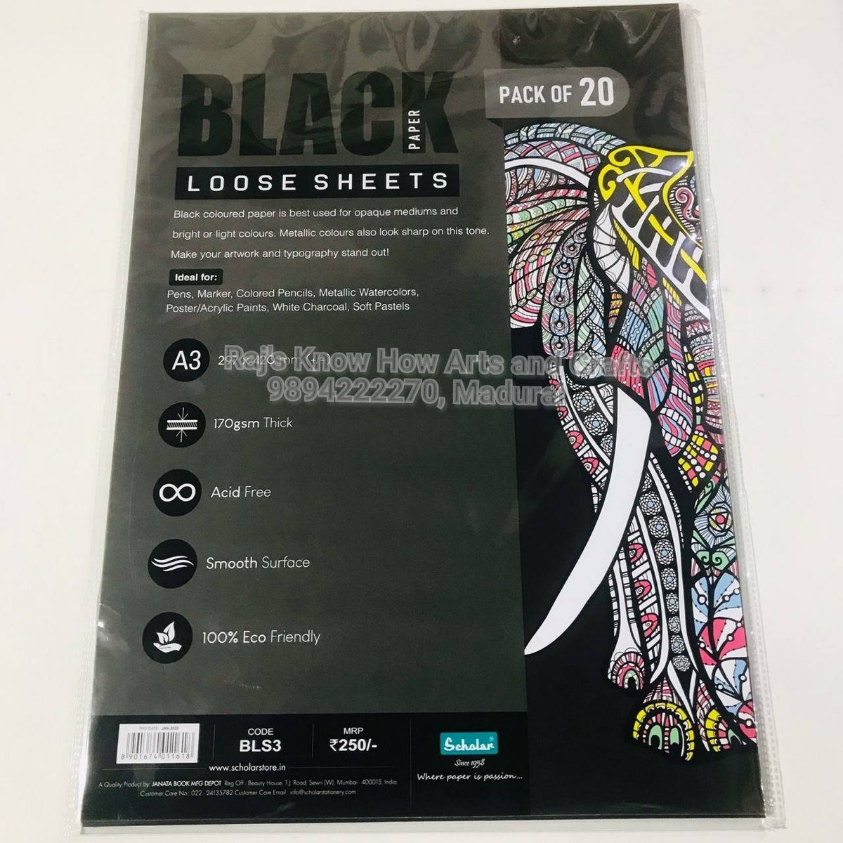 Scholar black sheets – KnowHowArtCraft