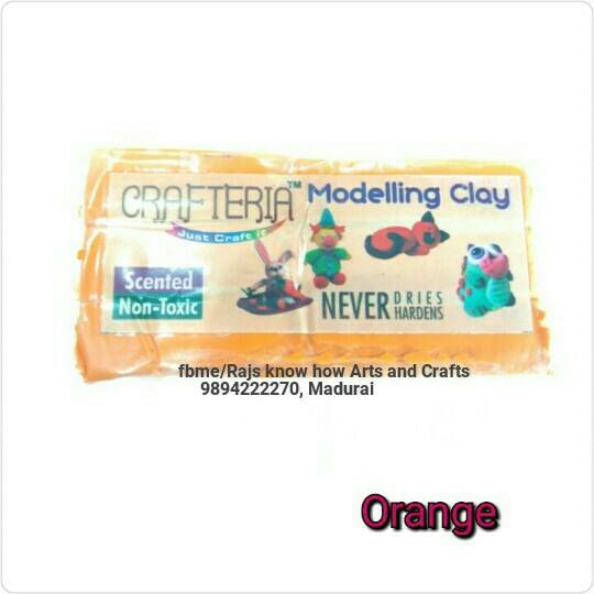 Orange Modelling clay – KnowHowArtCraft