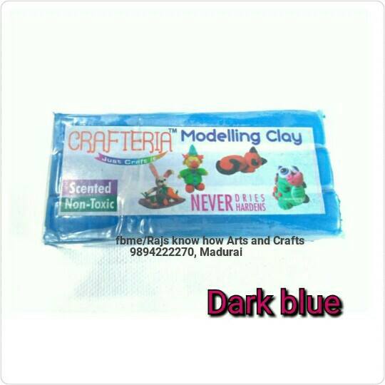 Dark Blue Modelling clay – KnowHowArtCraft