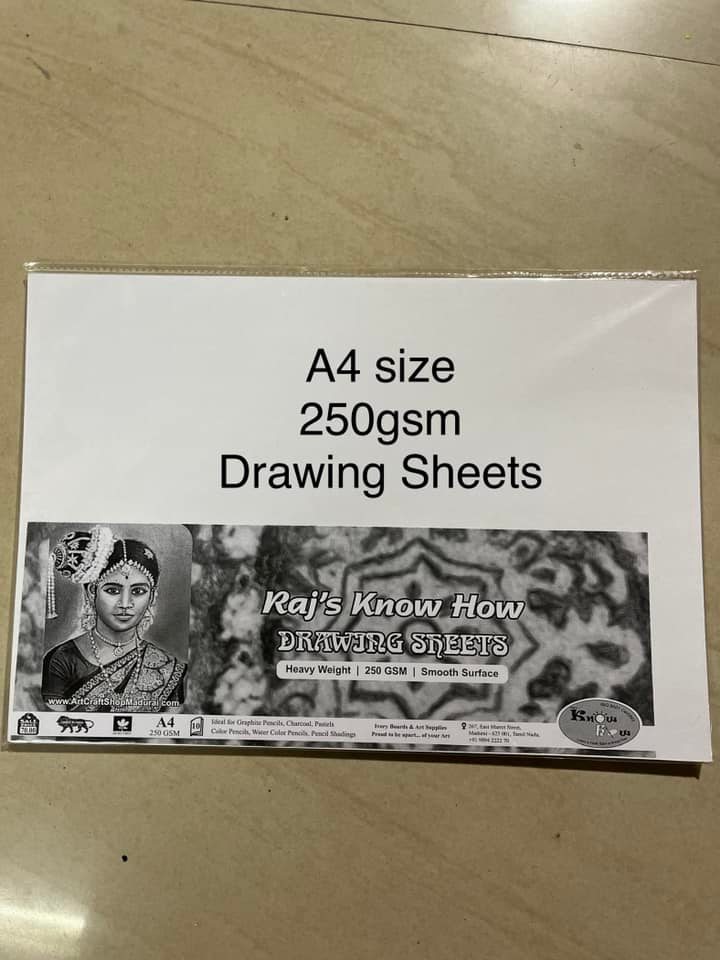 A4 Drawing sheets – KnowHowArtCraft