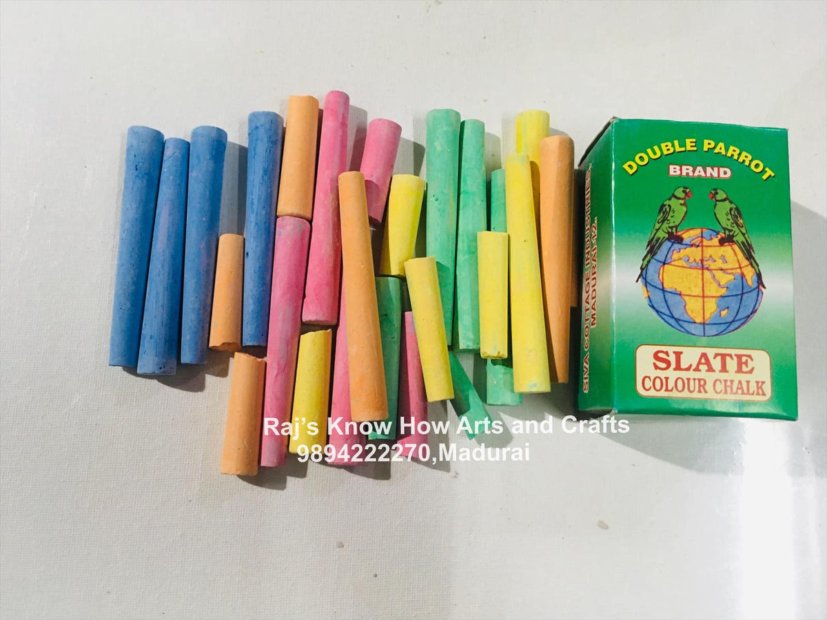 Colour chalk piece – KnowHowArtCraft