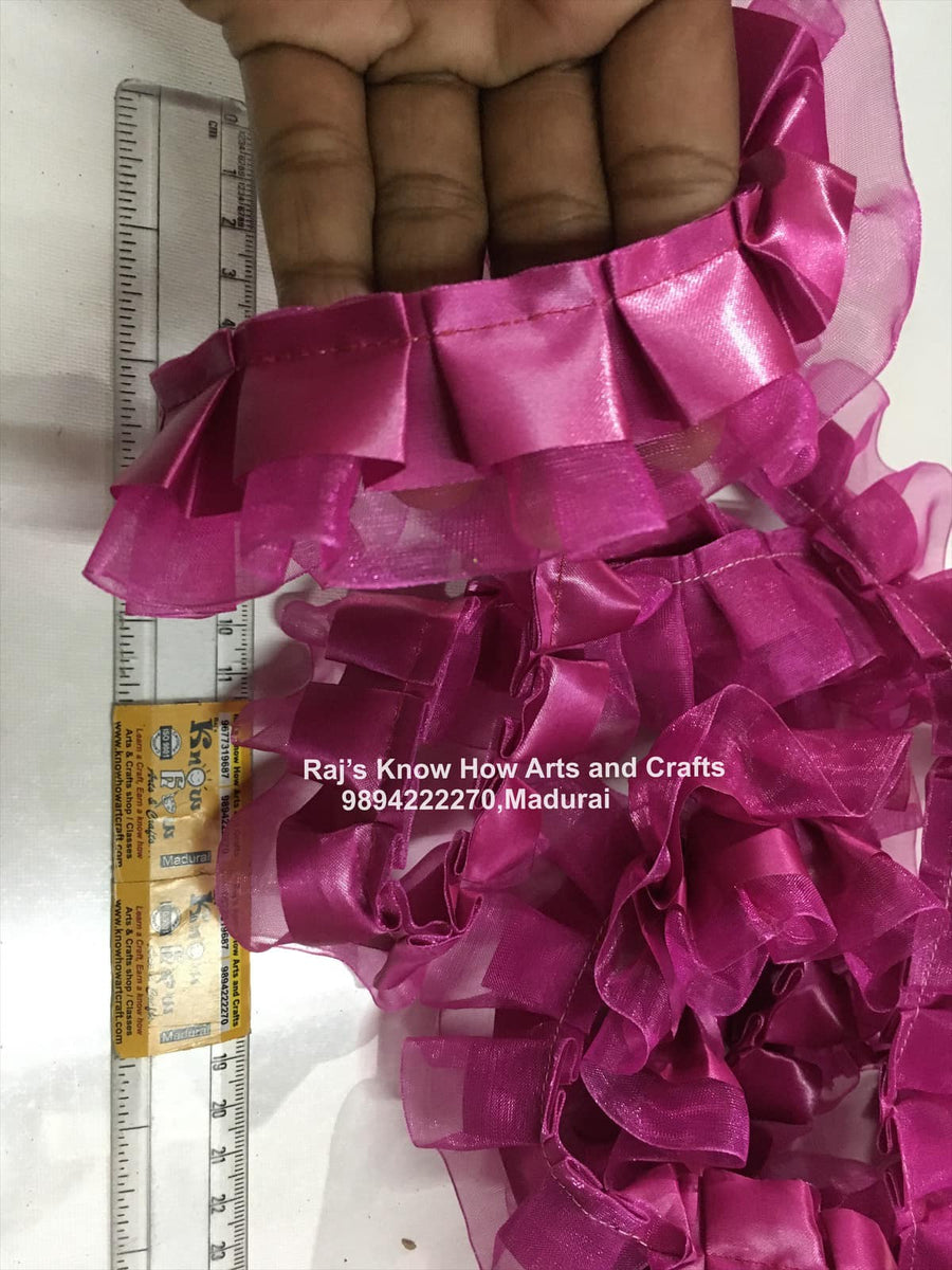 Purple Frill lace – KnowHowArtCraft