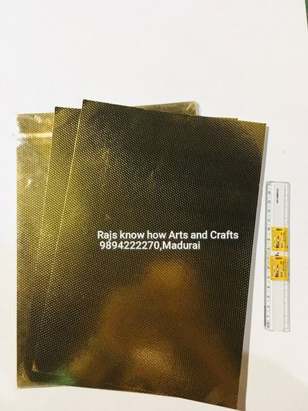 Gold paper board – KnowHowArtCraft