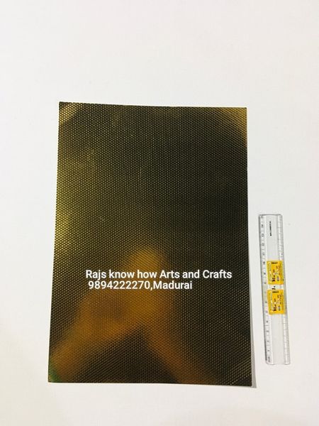 Gold paper board – KnowHowArtCraft