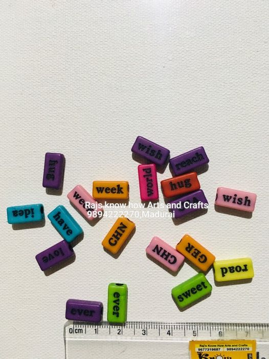 Word beads – KnowHowArtCraft