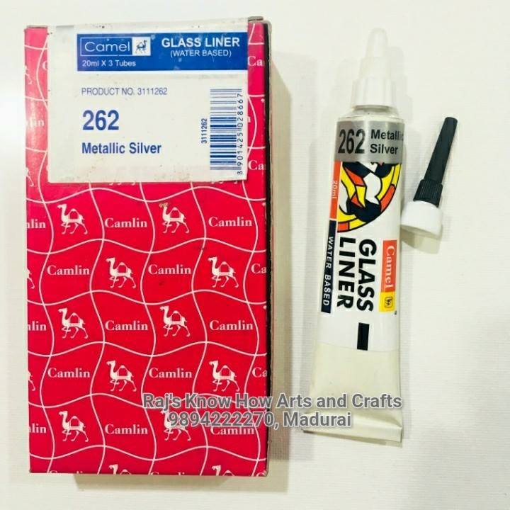 Glass painting Metallic liners-glass liner-camel-1piece – KnowHowArtCraft