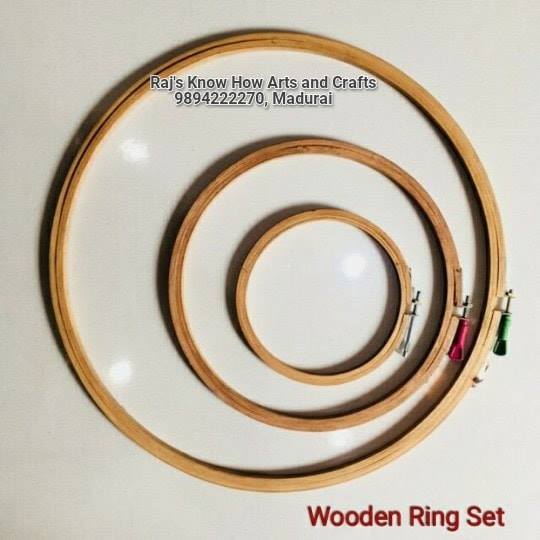 Wooden Embroidery Rings for aari work – KnowHowArtCraft