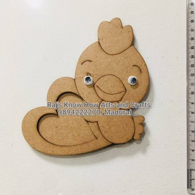 Chick cut out-1 piece – KnowHowArtCraft