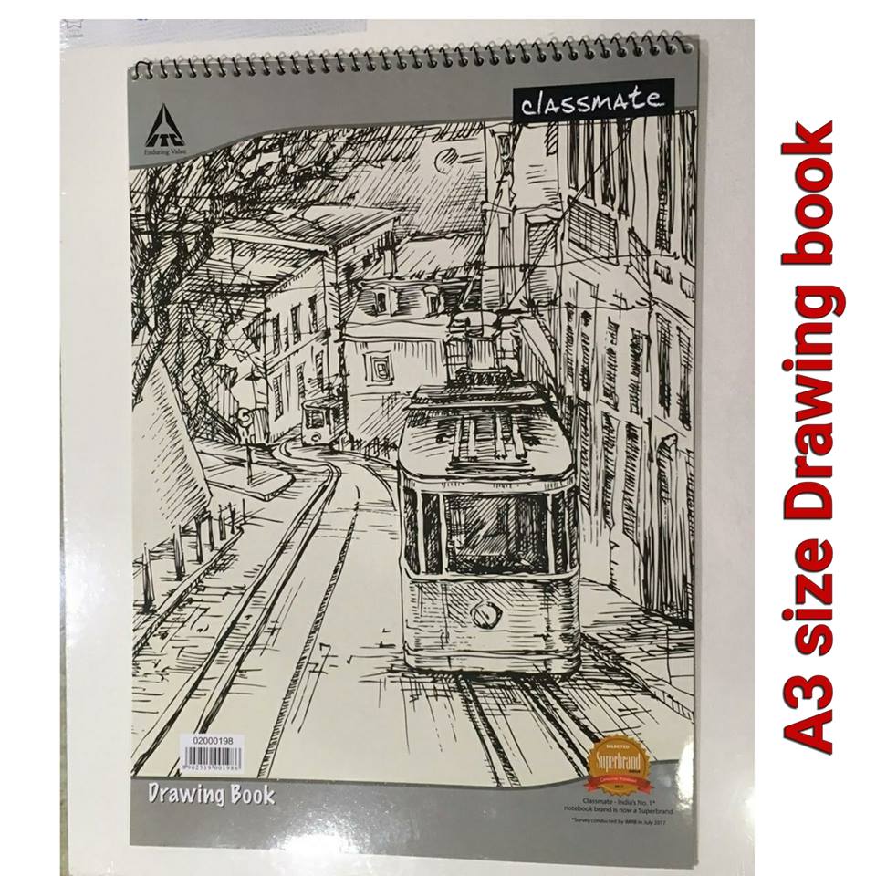 A3 size Drawing sketch Book-1 Book – KnowHowArtCraft